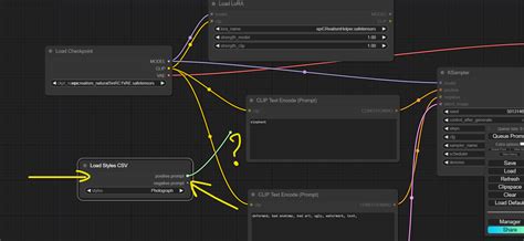 how can i use load styles csv in comfyui r comfyui