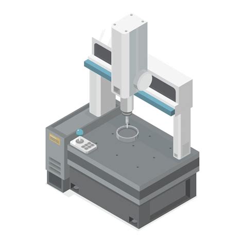 Premium Vector Coordinate Measuring Machine Isometric