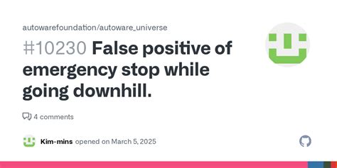 False Positive Of Emergency Stop While Going Downhill · Issue 10230 · Autowarefoundation