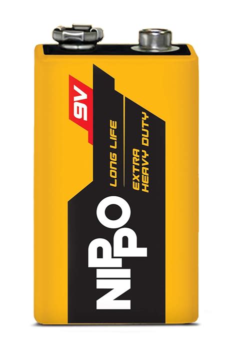 Nippo 9v Rectangular Battery