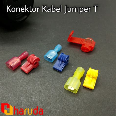 Jual Konektor Kabel Jumper T Penyambung Kabel Varian Ukuran Shopee Indonesia