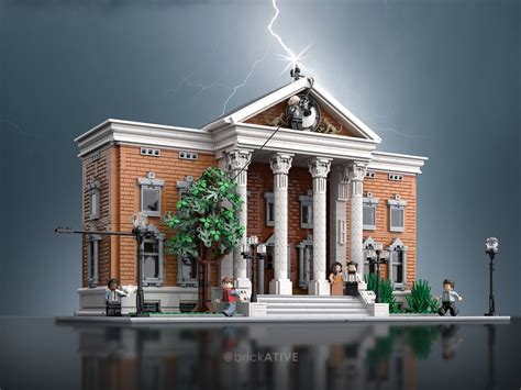 6 Inspiring Back To The Future Clock Tower Lego Mocs Ideas Tips And