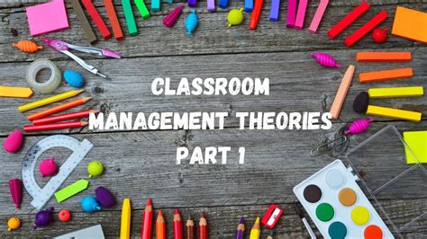 Classroom Management Theories Part 1 Youtube