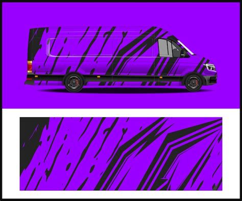 Premium Vector Car Wrap Design Vector Background Livery For Van