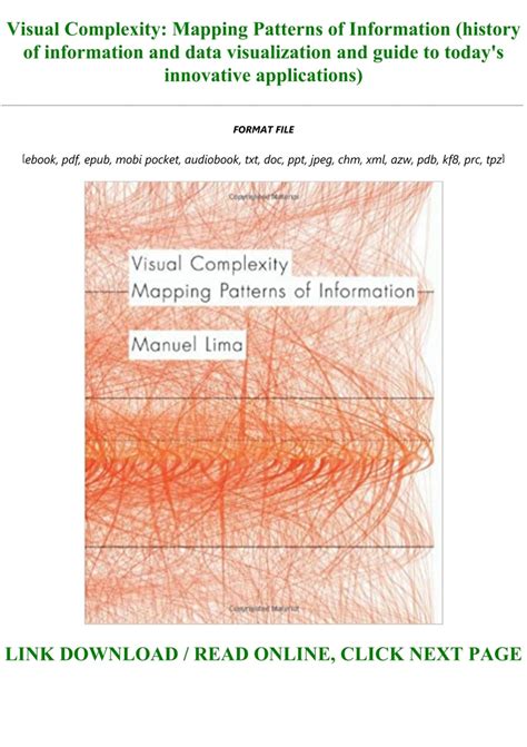 Ebook Pdf Visual Complexity Mapping Patterns Of Information