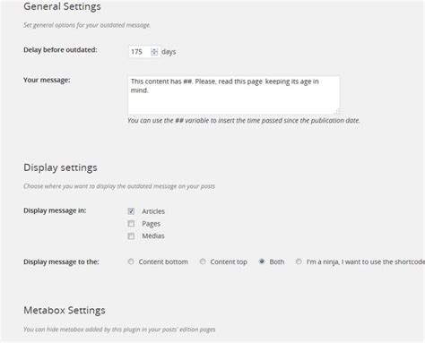 3 Wordpress Plugins To Mark Outdated Posts Wp Solver