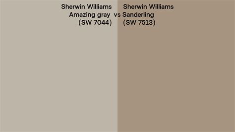 Sherwin Williams Amazing Gray Vs Sanderling Side By Side Comparison