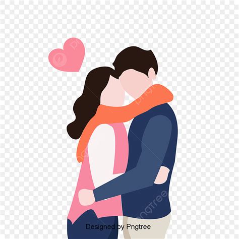 편평화 로맨틱 포옹 데이 요소 벡터 연애하다 발렌타인 데이 커플 Png 일러스트 및 벡터 에 대한 무료 다운로드 Pngtree