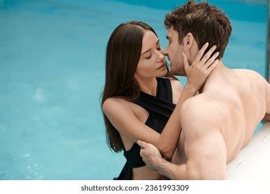 Sexy Couple Kiss In Pool Royalty Free Images Stock Photos Pictures Shutterstock