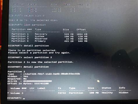 Efi Partition Keeps Saying Hidden Cant Boot Winodws Windows 10 Forums