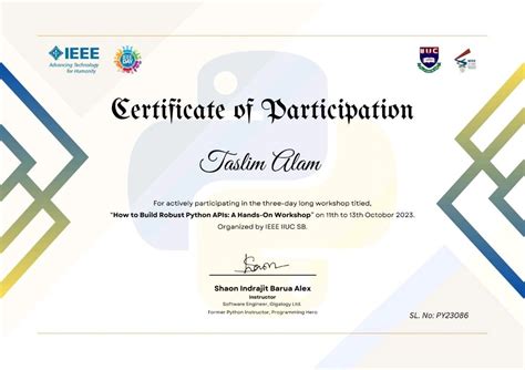 Ive Completed The Robust Python Apis A Hands On Workshop