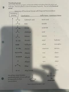 Solved Functional Groups Most Of The Interesting Organic Chegg Com
