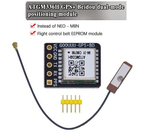 Gps Beidou Bds Dual Mode Module Flight Control Satellite Positioning And Navigator Atgm336h