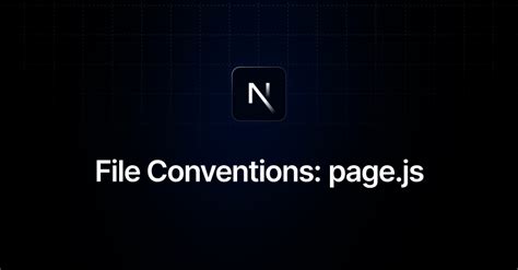 File Conventions Pagejs Nextjs