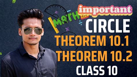 Class 10 Maths Circles Theorem 101 And Theorem 102 Class 10 Ncert Rs Aggarwal Youtube