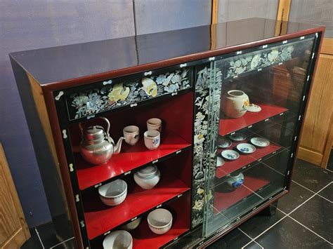 레트로 카페 자개 찬장 빈티지 당근 중고거래