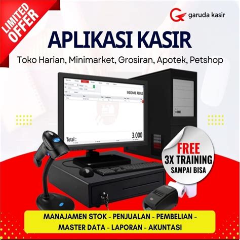 Kasir Minimarket Paket Aplikasi Software Dan Hardware Di Pekanbaru Tribun Jualbeli