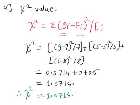 Solved A Use The Following Data To Calculate The Chi Squared Value B