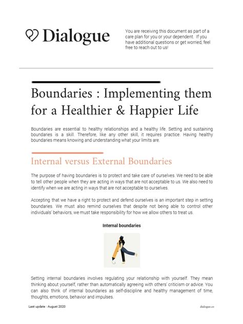 boundaries pdf feeling thought
