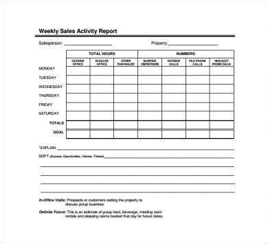 15 Weekly Activity Report Examples To Download