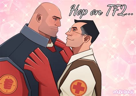 Hop On Tf2 Heavy X Medic Old Man Yaoi Bl A5 Print Etsy