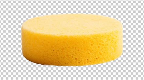 Premium Psd Yellow Sponge Round