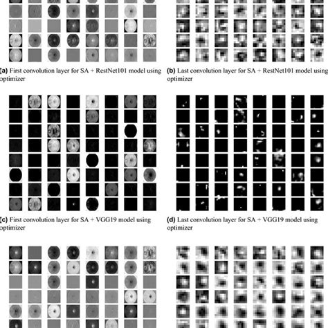 Feature Map Visualization Of First And Last Convolution Layer Of