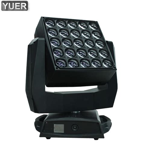 신제품 25x40w Rgbw 4in1 Led 워시 줌 매트릭스 무빙 헤드 빔 라이트 Dmx 512 Dj 디스코 나이트 클럽 파티
