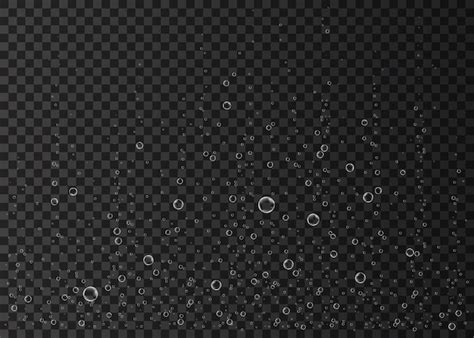 흰색 배경에 수중 Fizzing 공기 물 또는 산소 거품 발포성 음료 탄산수 반짝임 바다 수족관 샴페인 소다팝 해저