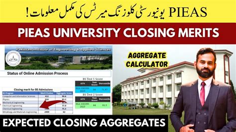 Pieas University Closing Merits Positions 2025 Merit List