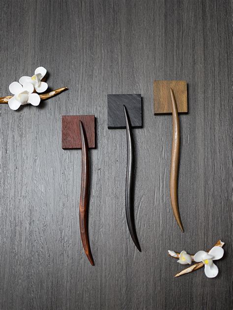 S Shaped Wooden Hair Stick For Women The Hair Sticks