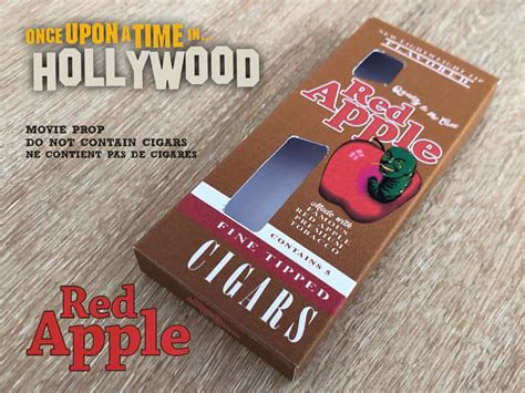 Rick Dalton Red Apple Cigarettes Replica Pack Once Upon A Time In