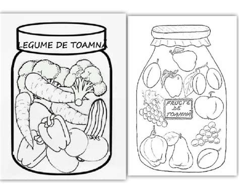 Borcane Cu Legume Și Fructe De Colorat Pdf