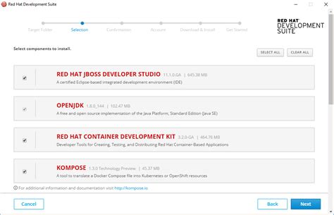 Chapter 3 Installing Red Hat Development Suite Installation Guide