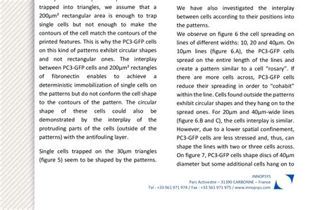 Fluorescence Image Of Pc3‐gfp Cells Immobilized On 30µm Printed Download Scientific Diagram