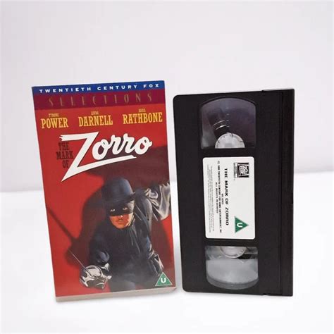 The Mark Of Zorro Vhsh 1999 20th Century Fox Selections £600