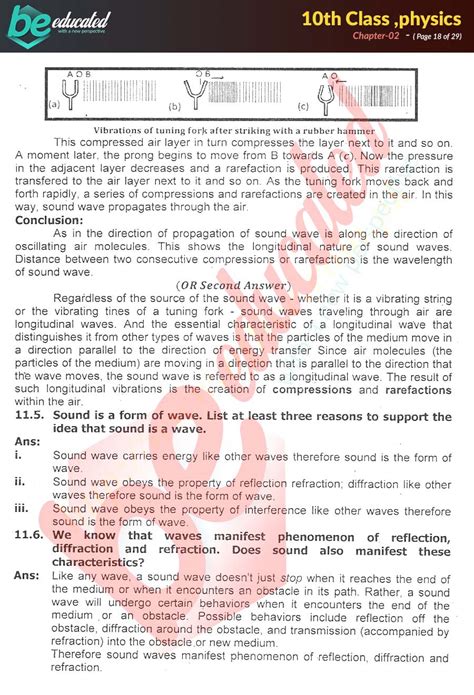 Chapter Physics Th Class Notes Matric Part Notes