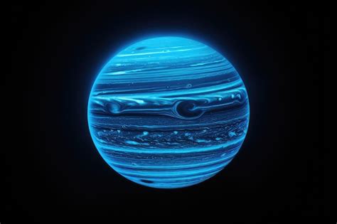 Premium Ai Image Uranus As Seen From Above Uranus Is A Gas Giant With