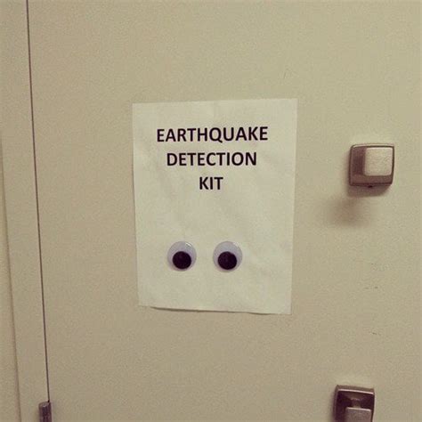 Earthquake Detection Kit R Funny