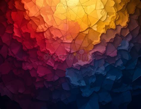 Abstract Color Blocks Backdrop With Cracked Texture And Vivid Gradient Stock Image Image Of