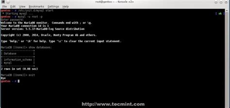 Installing Lemp Linux Nginx Mysqlmariadb Phpphp Fpm And Phpmyadmin In Gentoo Linux
