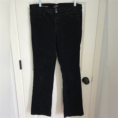 Loft Pants And Jumpsuits Loft Black Boot Cut Corduroy Pants Poshmark