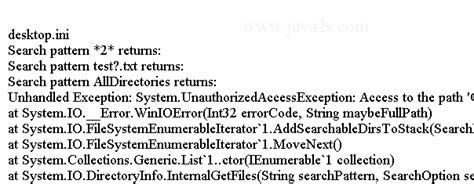C Tutorial C Directoryinfo Getfiles String
