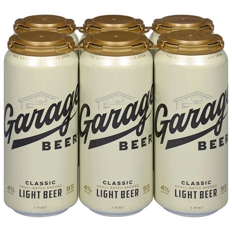 Garage Beer Classic Light Beer Cans 6 Pk Shop Beer At H E B