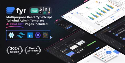 Fyr React React Tailwind Admin Template Create React App Vite Or Nextjs App React Ts By