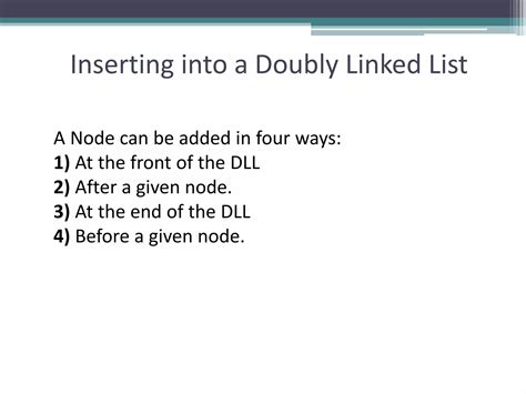 Doubly And Circular Linked Lists Pptx