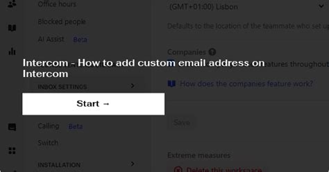 Intercom How To Add Custom Email Address On Intercom