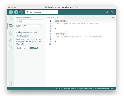 Programming The Attiny85 Using Arduino • Raw