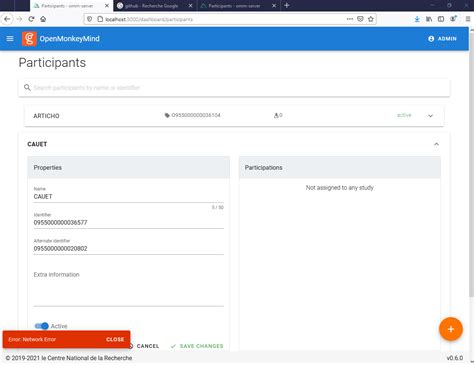 Participants Cannot Be Modified Issue Open Cogsci Omm Server GitHub