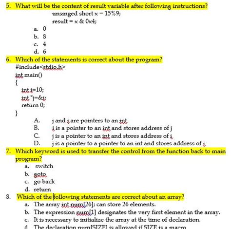 Solved What Will Be The Content Of Result Variable After